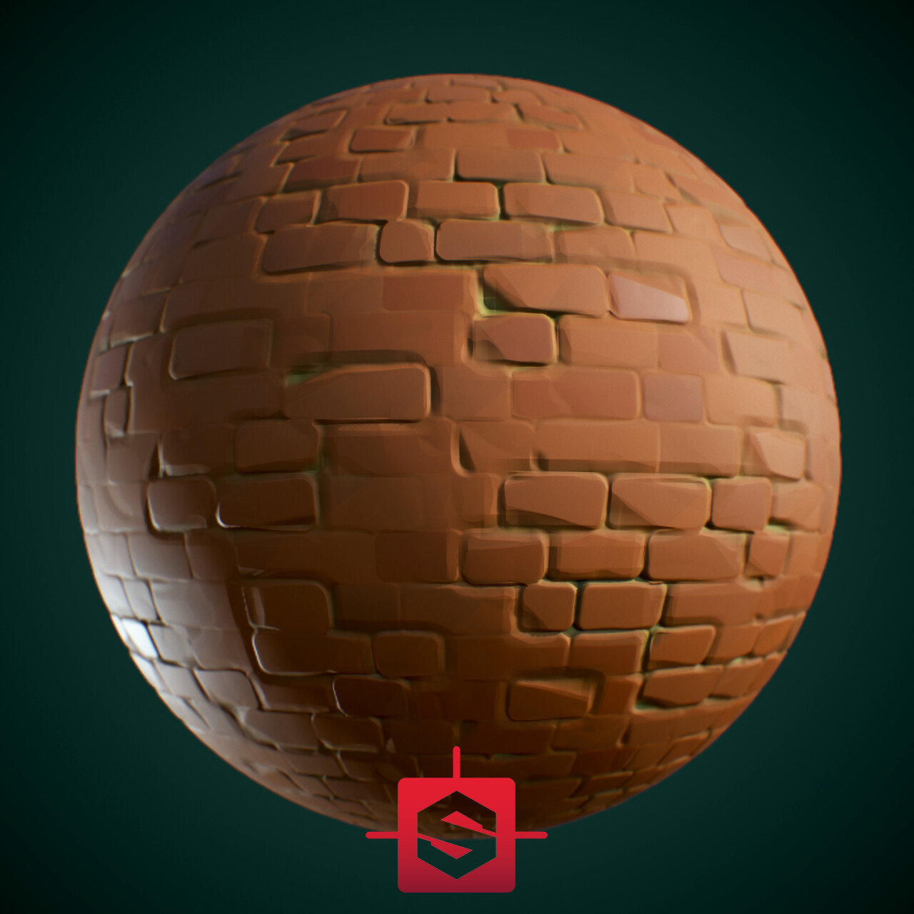 ArtStation - Stylized Bricks Wall