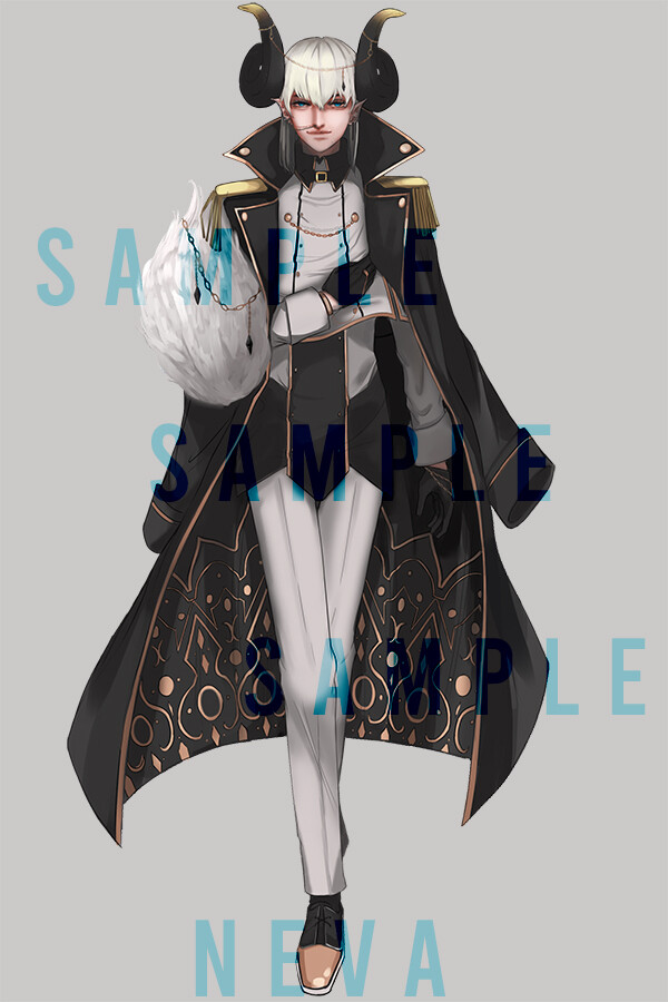 ArtStation - Demon Lord of Wealth l [For Adopt so I can't put up the ...