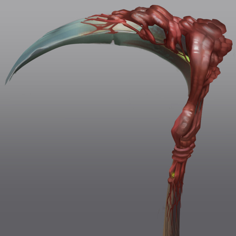 ArtStation - Corrupted Scythe WIP