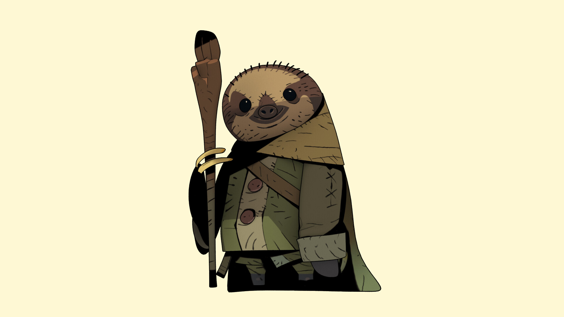 ArtStation - 3D Mage Sloth