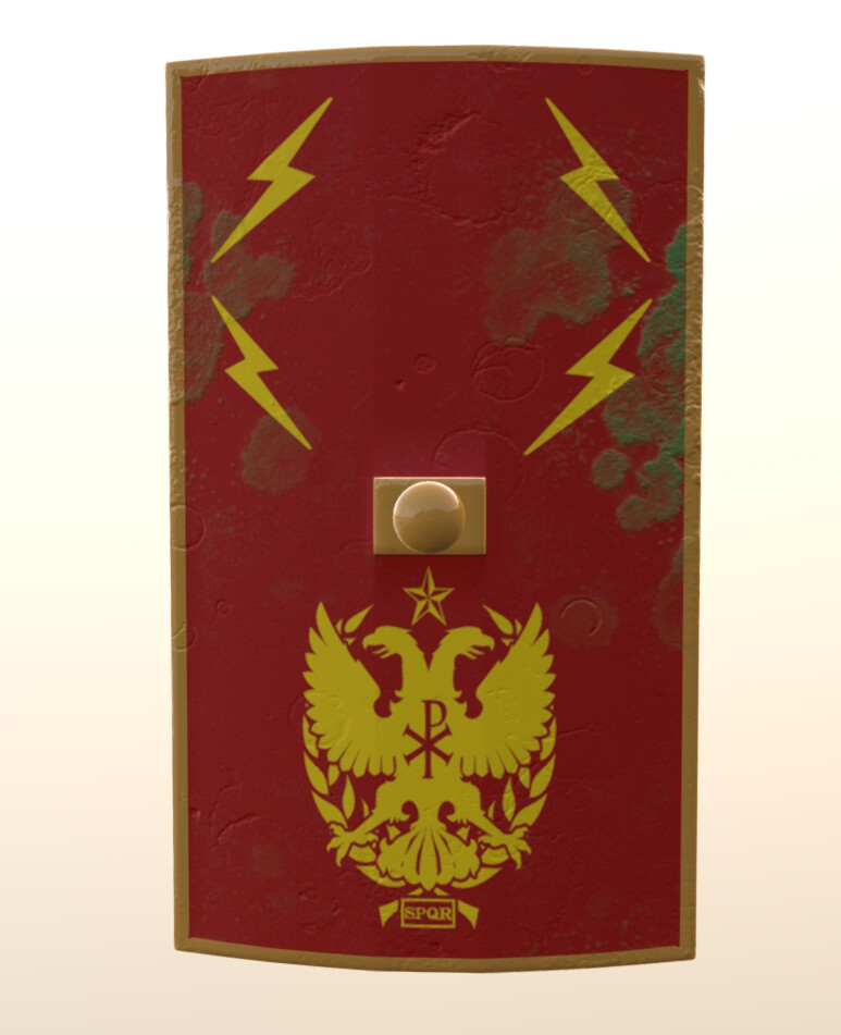 ArtStation - roman shield