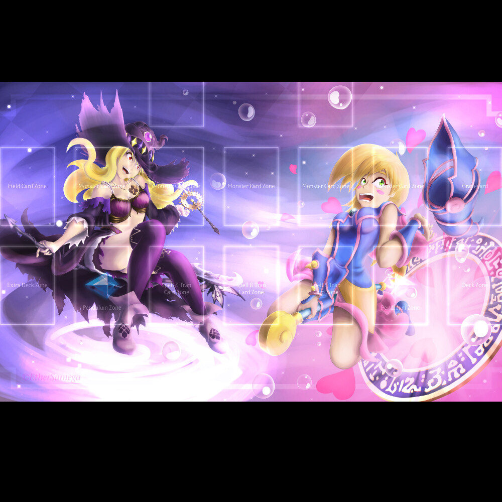 ArtStation - Daria X Dark Magician Girl Playmat