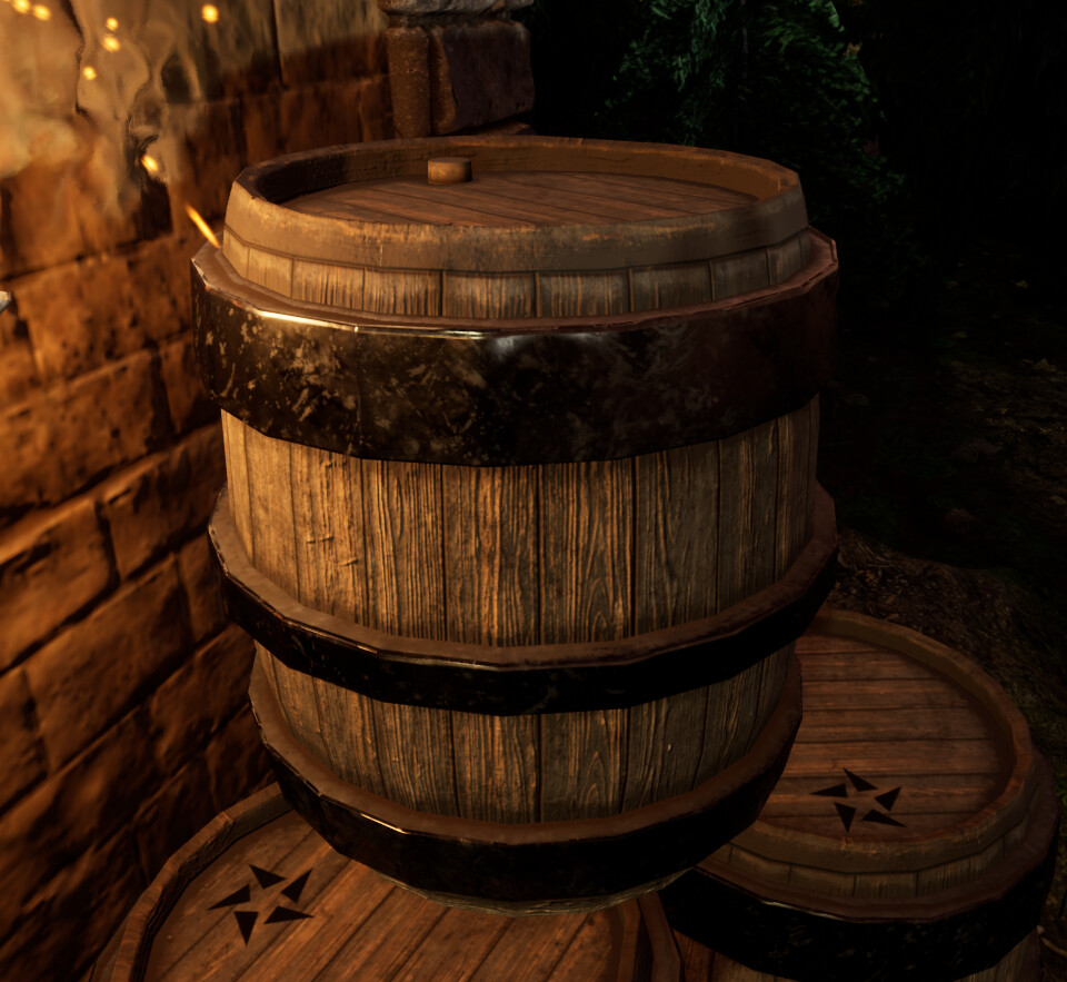 ArtStation - Pirate Barrel