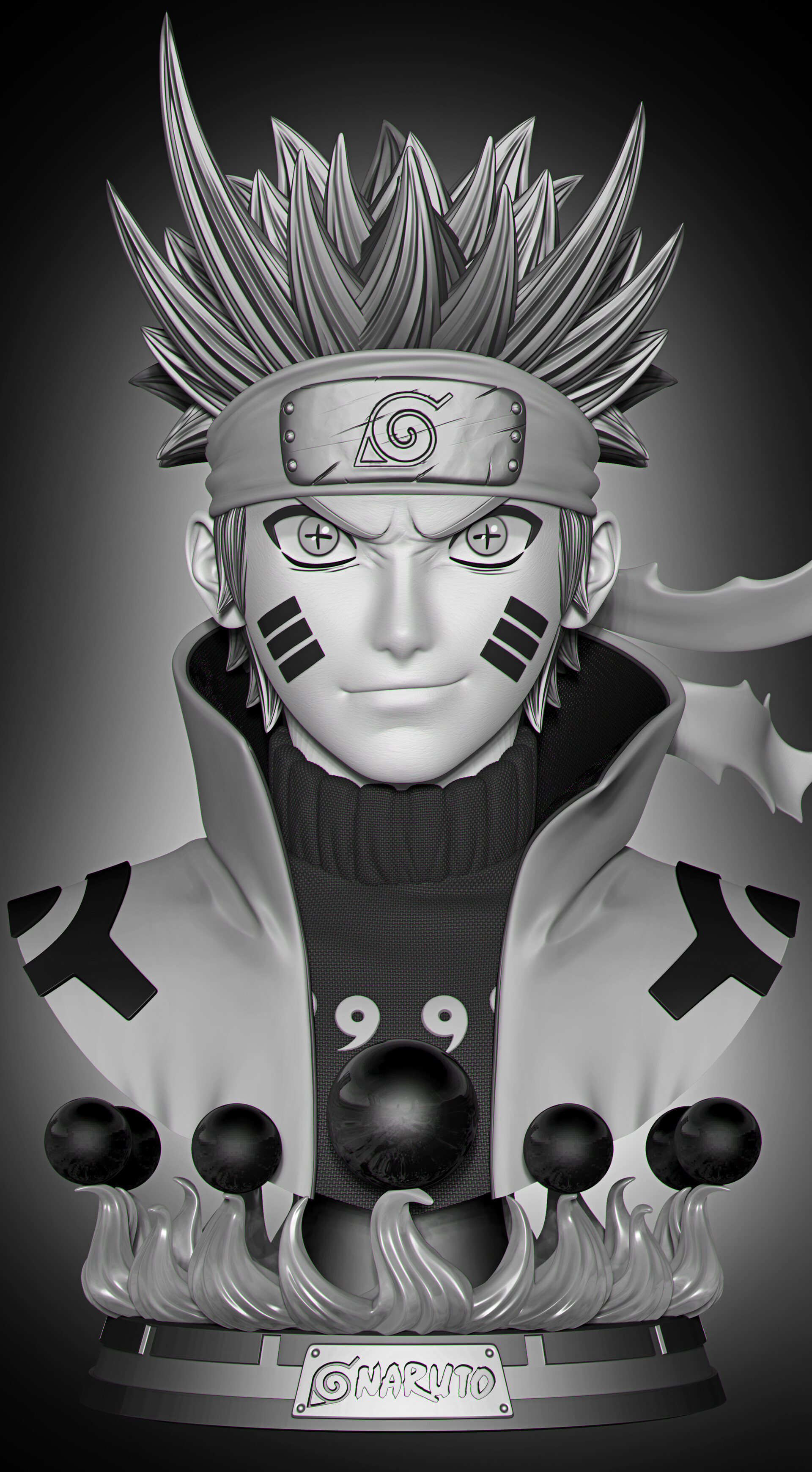 ArtStation - Naruto Bust