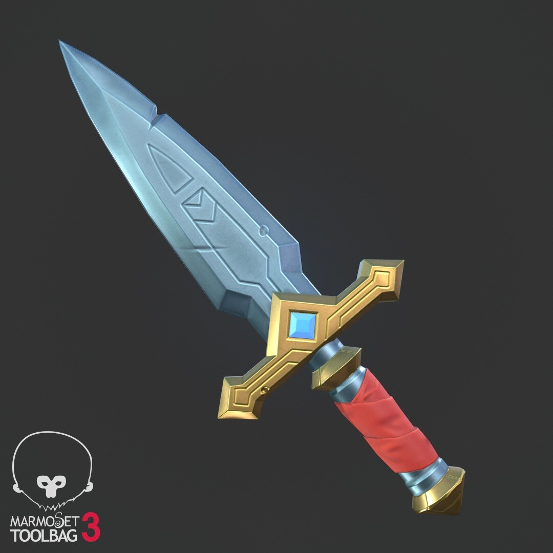 ArtStation - Stylized Dagger
