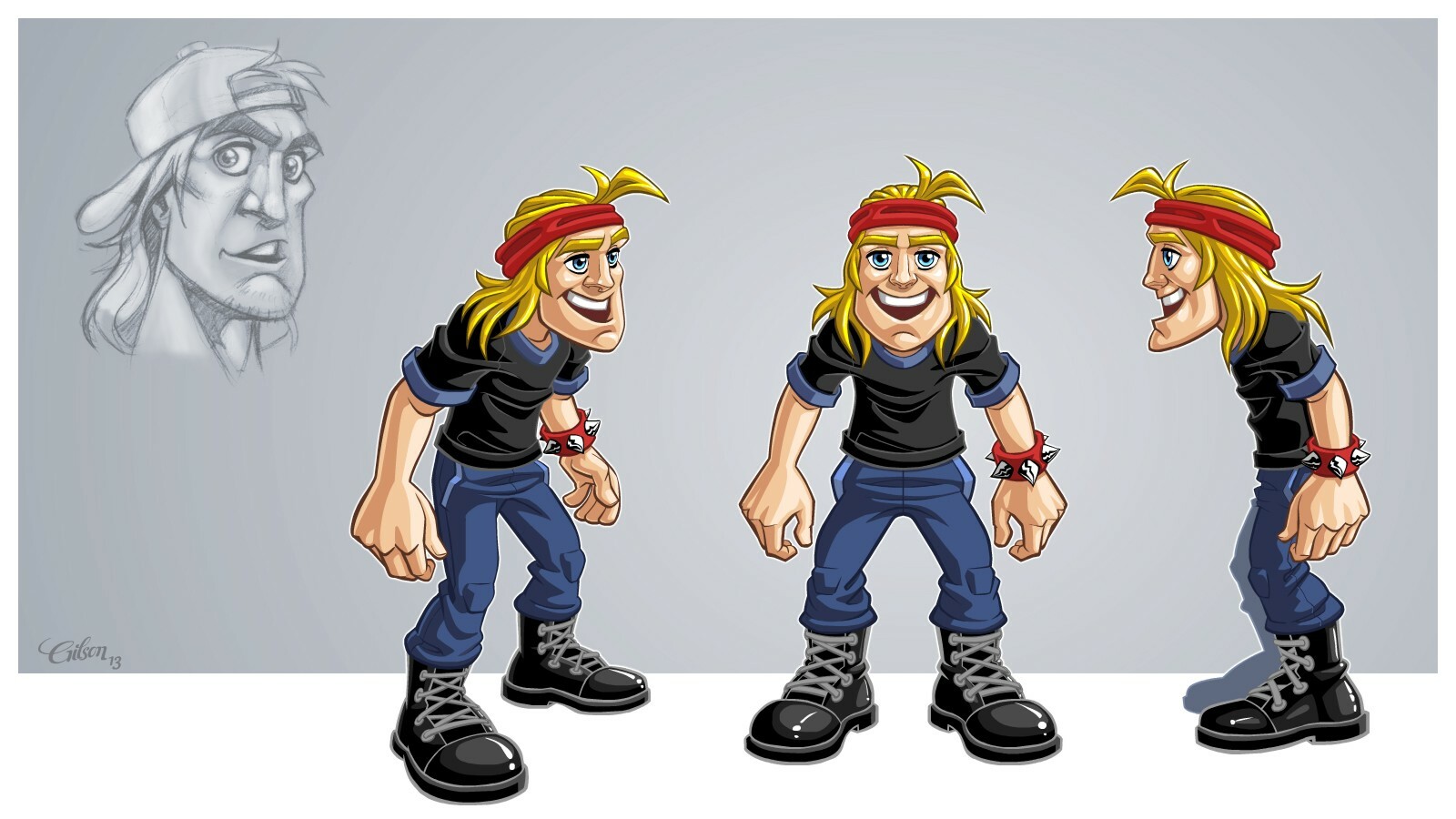 ArtStation - Rock Band Characters (2013)