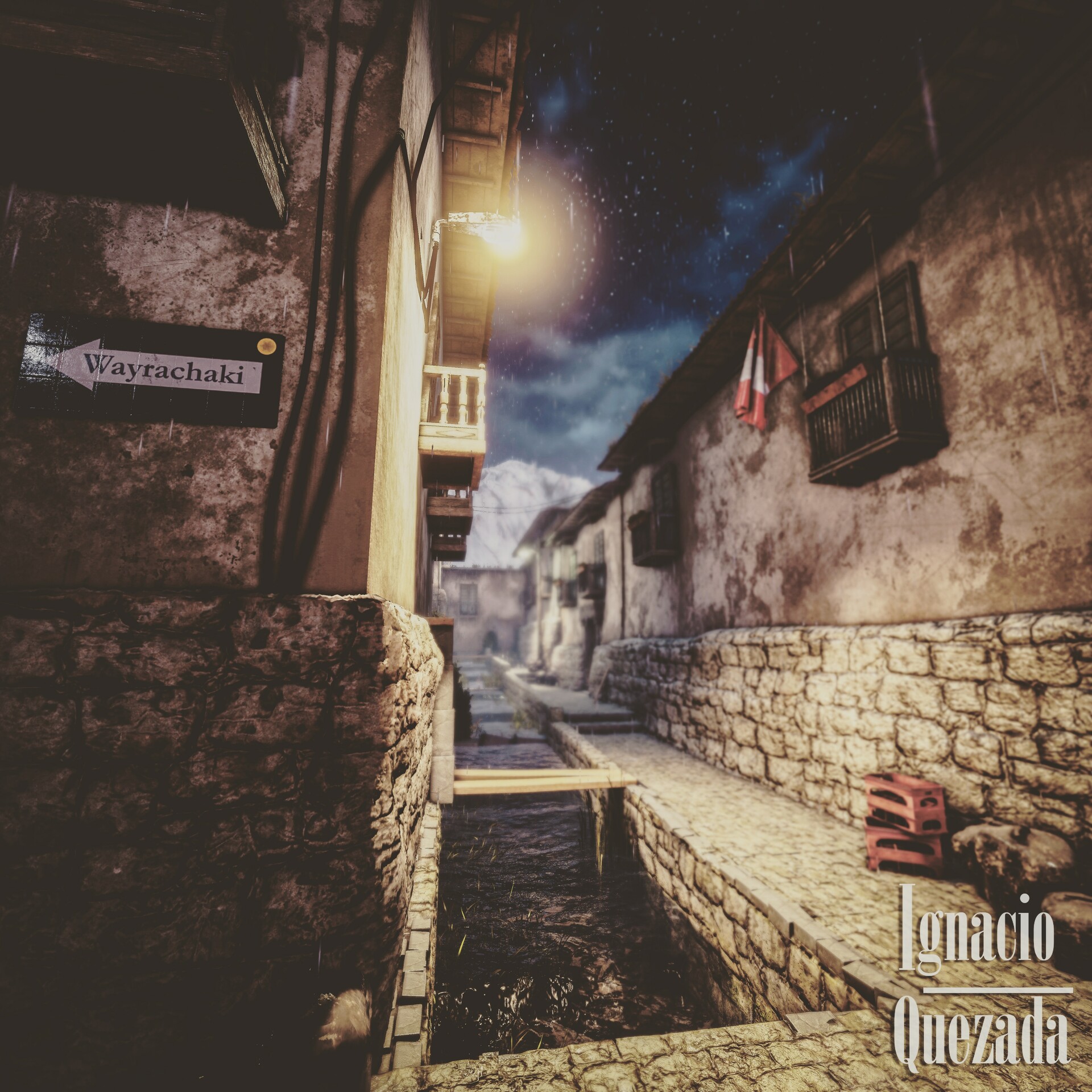 ArtStation - Peruvian Street in Cuzco