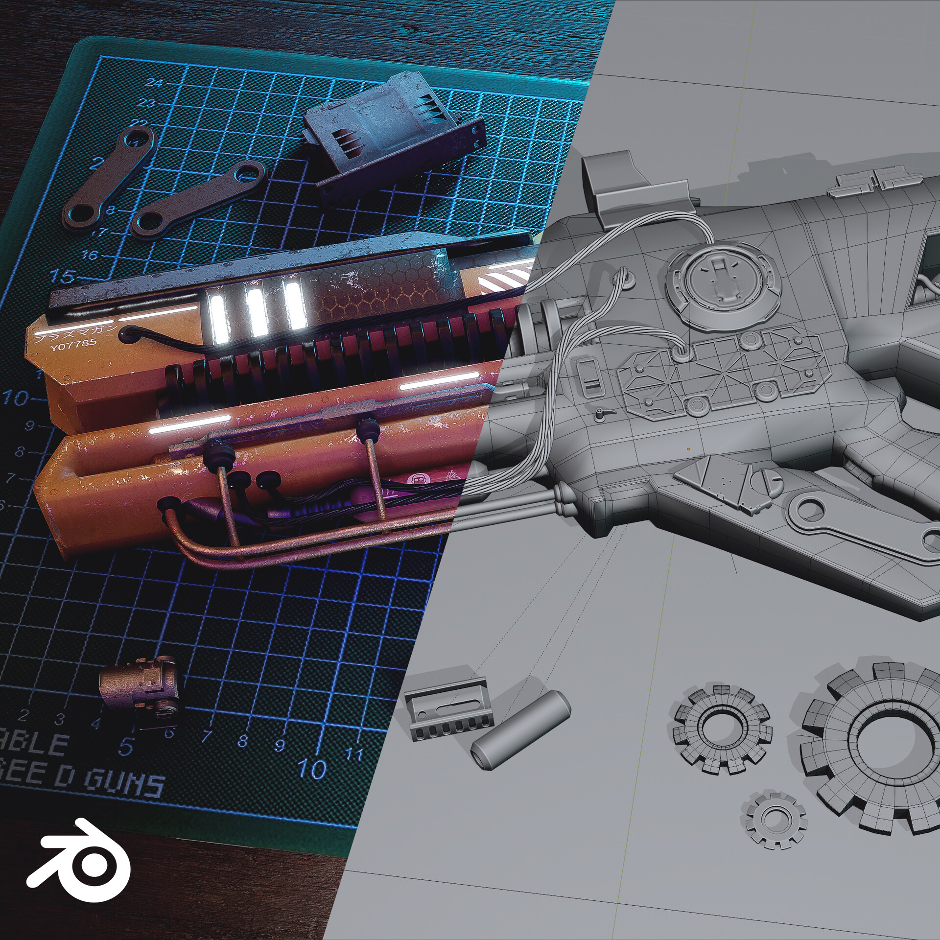 ArtStation - Work Bench - Customized weapon