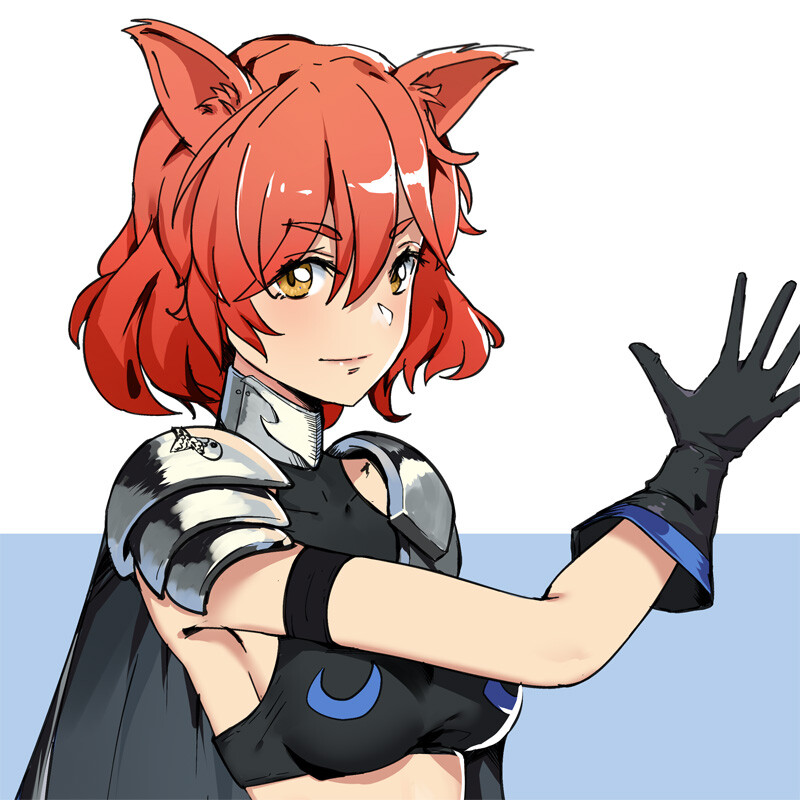 ArtStation - Cat-Girl Knight