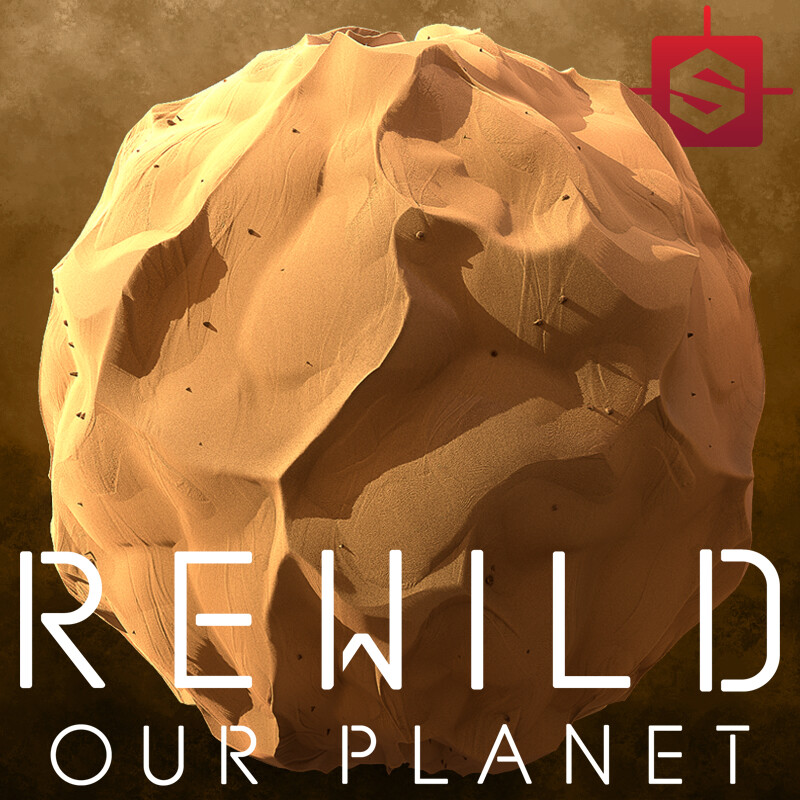 ArtStation - Desert textures for Rewild Our Planet