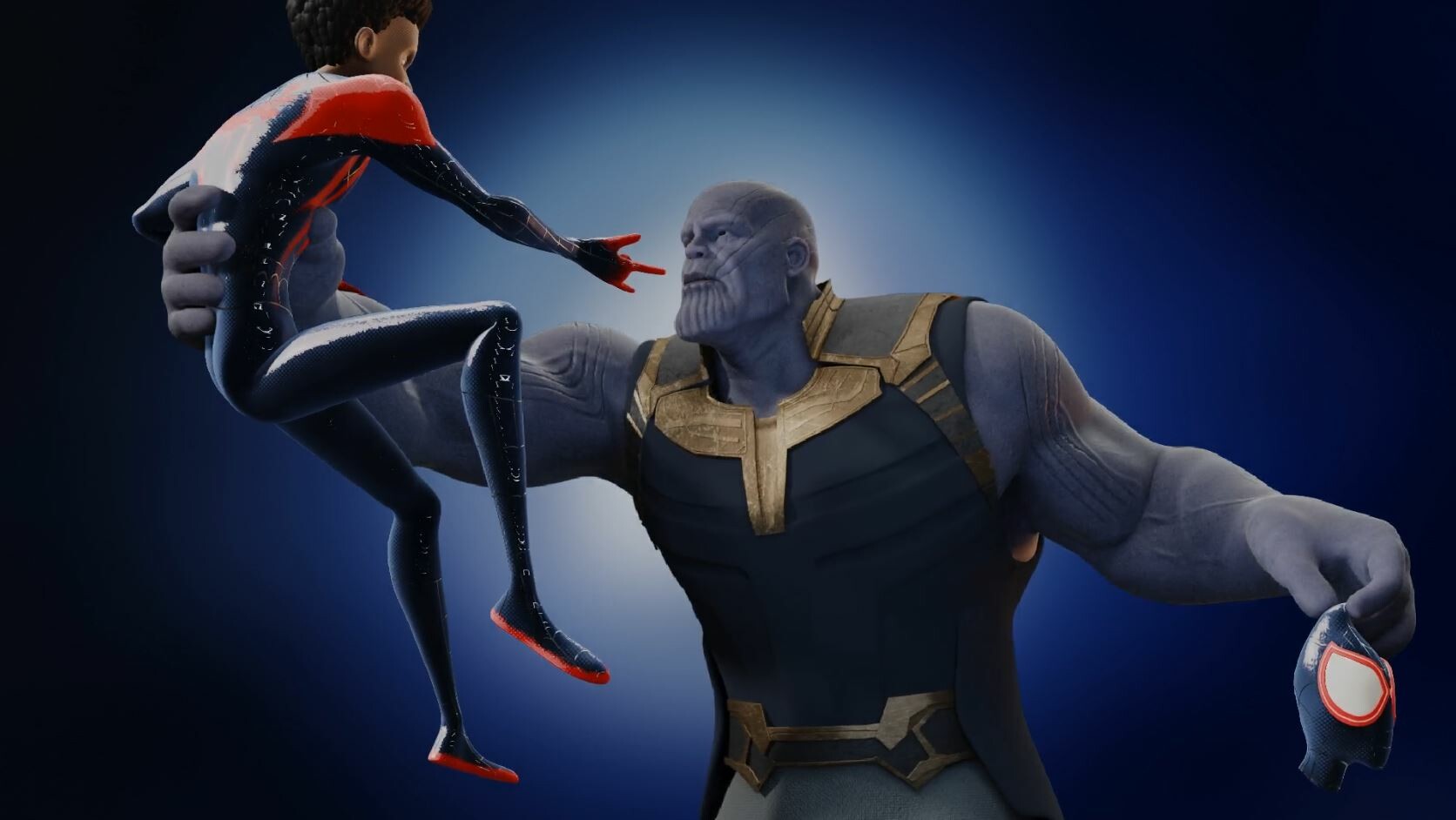 ArtStation - Thanos Vs Spiderman