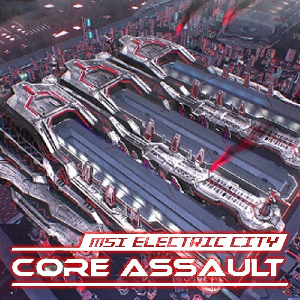 ArtStation - MSI Electric City - Core Assault / Main Buildings