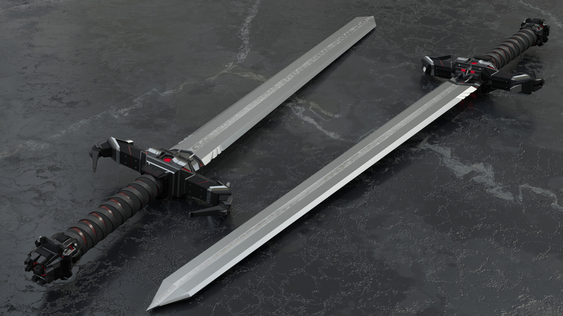 ArtStation - Intelligent cybernetic sword