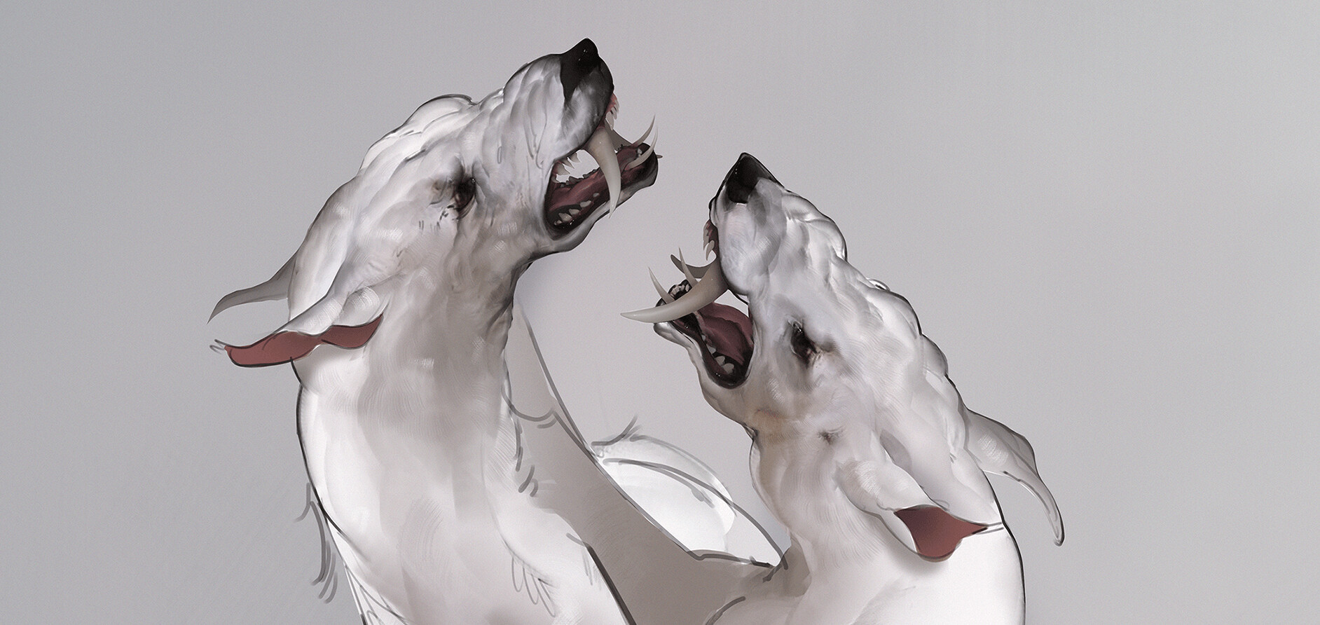 ArtStation - dog fight