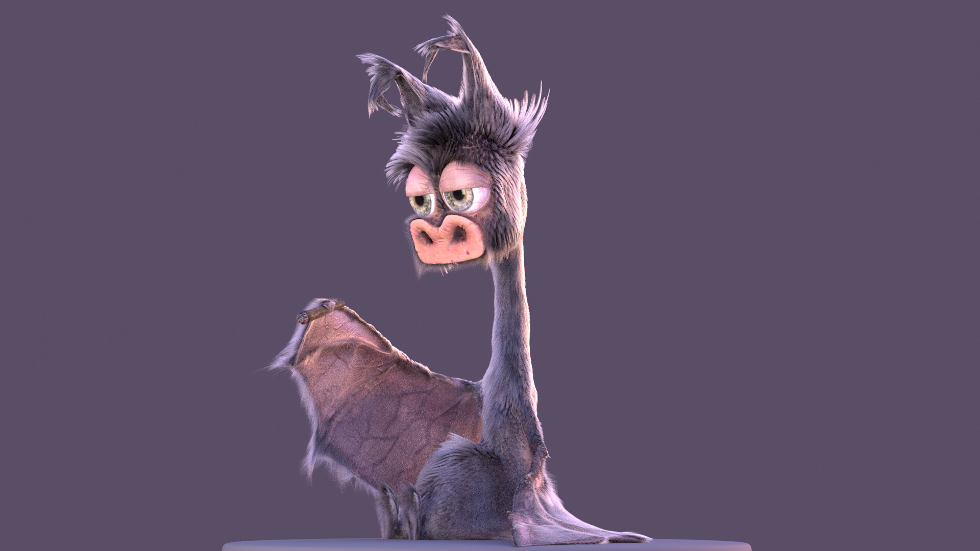 ArtStation - Fur Project - Boris the bat