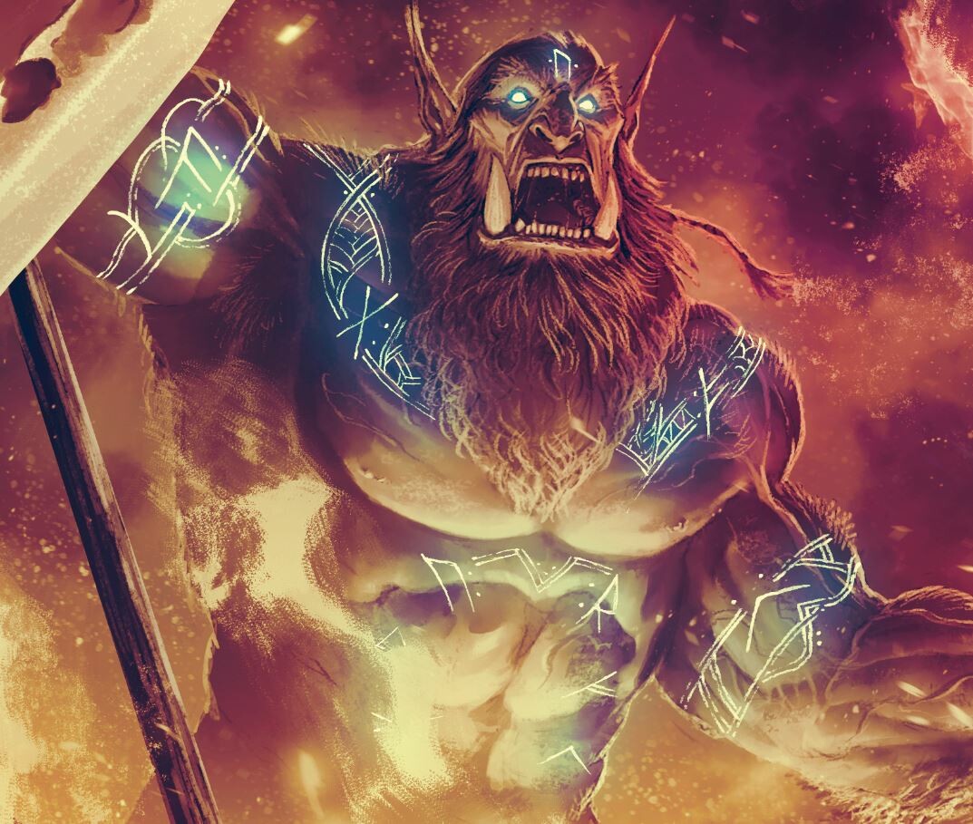 ArtStation - Troll and Fire