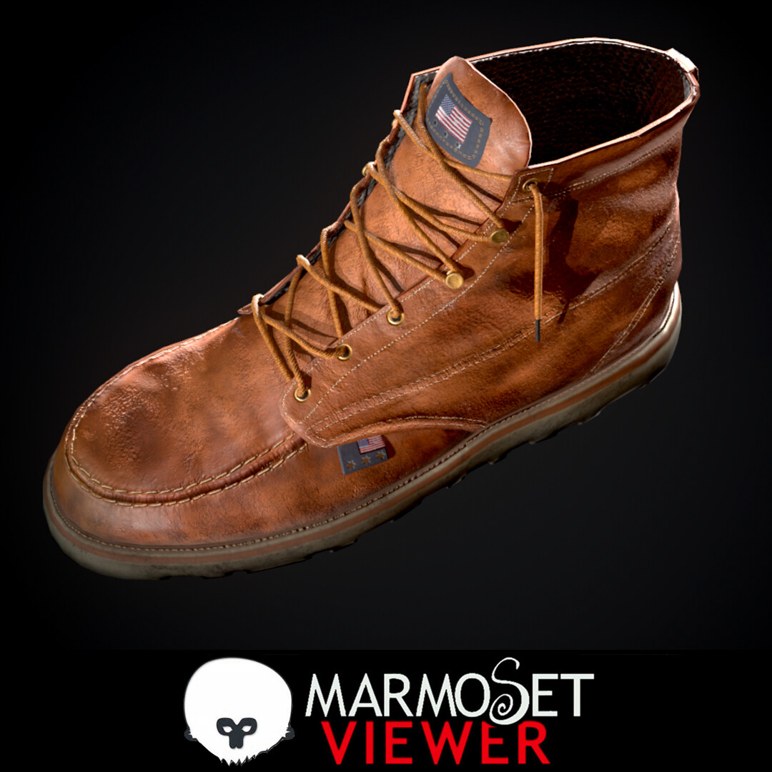 ArtStation - Red Wing Style Boots