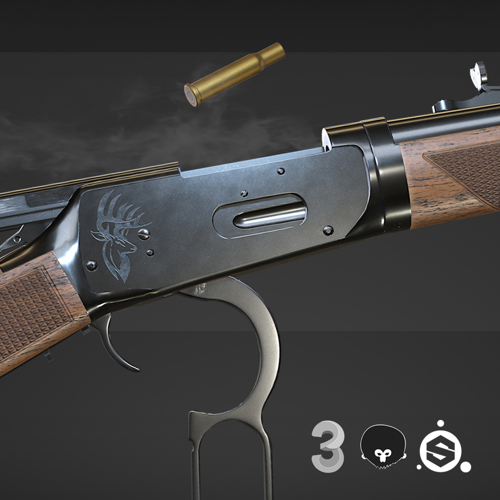 ArtStation - Winchester 1894 - Game Ready
