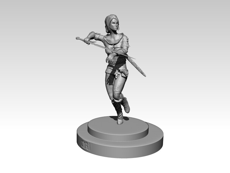 ArtStation - Ciri from the witcher series