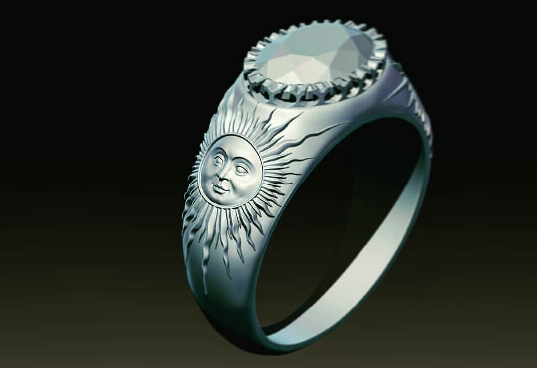 ArtStation - ring "Sun" / кольцо "Солнце"