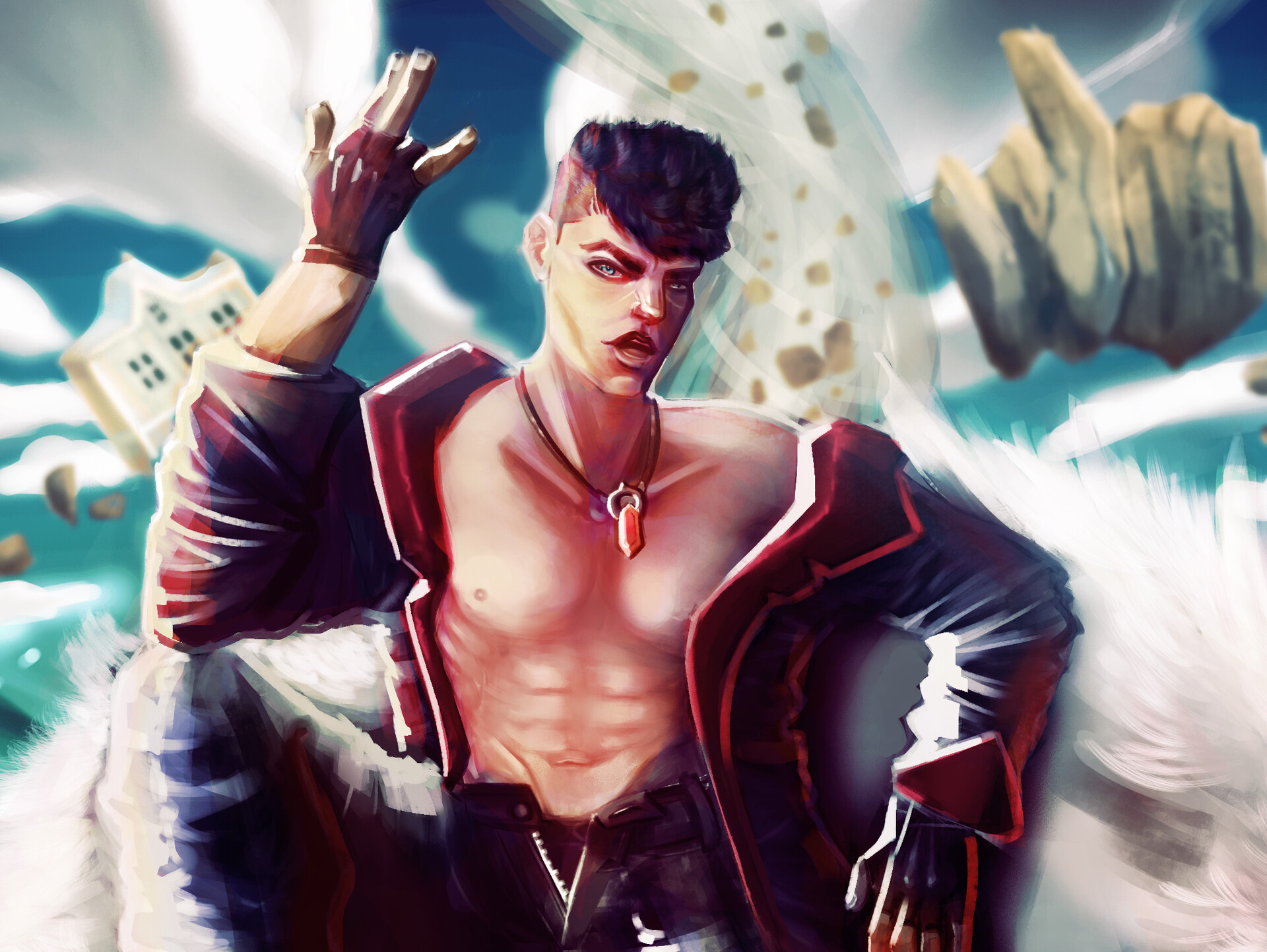 ArtStation - Fan Art Dante Devil May Cry DMC
