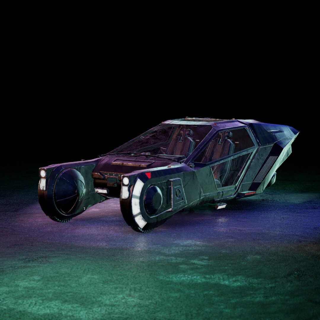 ArtStation - K's Spinner - Blade Runner 2049