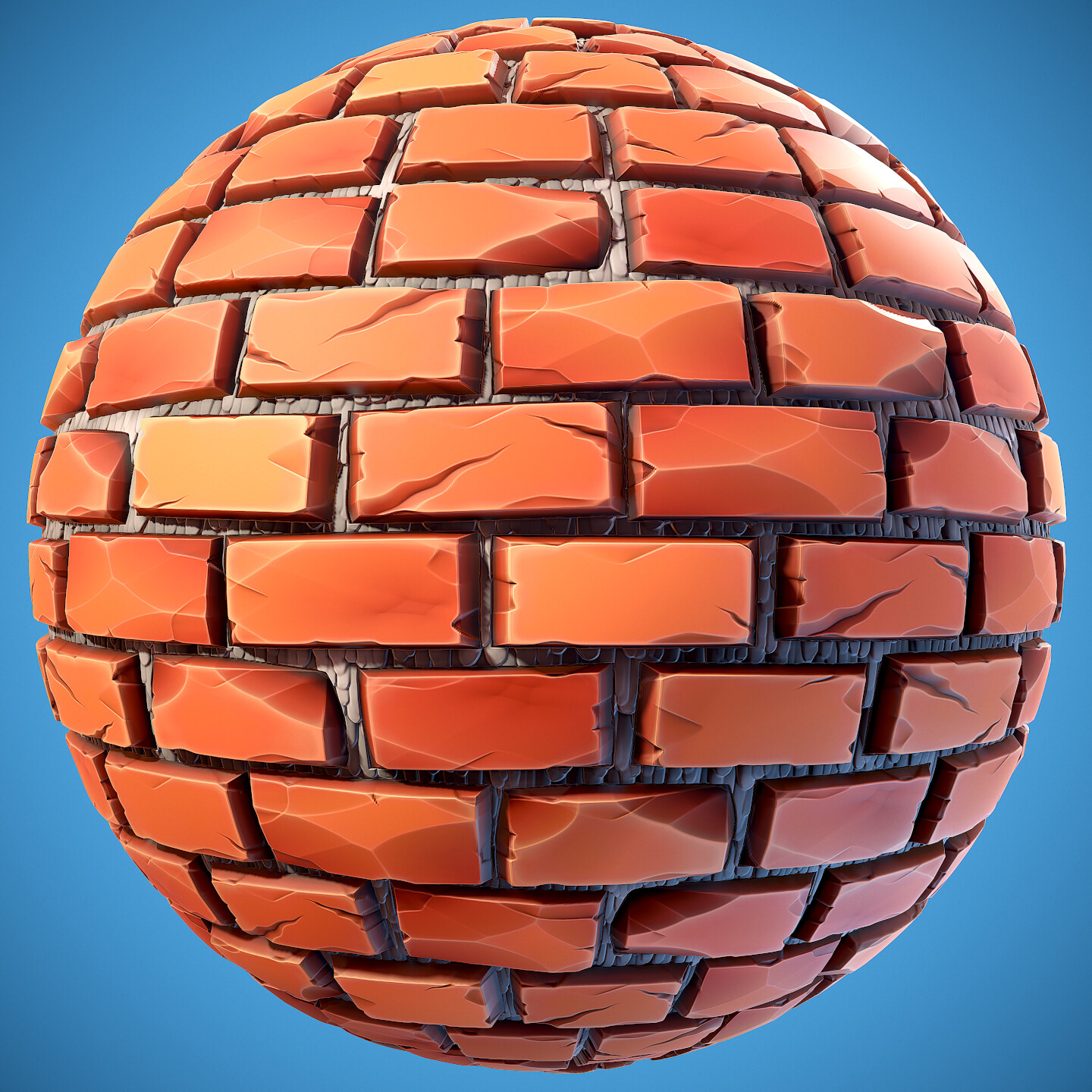 ArtStation - Stylized Brick Material