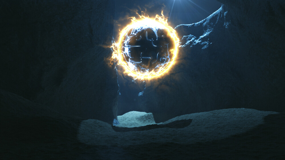 ArtStation - Solar energy sphere (sci-fi)