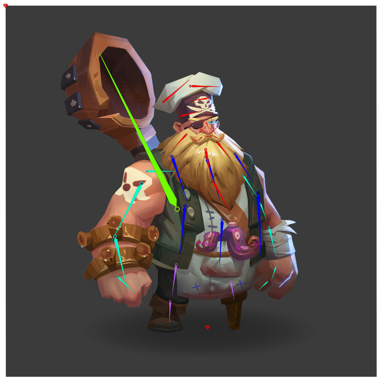 ArtStation - Chef spine2d animation