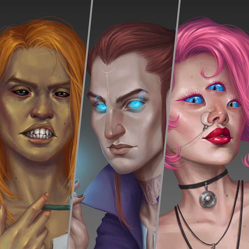 ArtStation - Character portraits