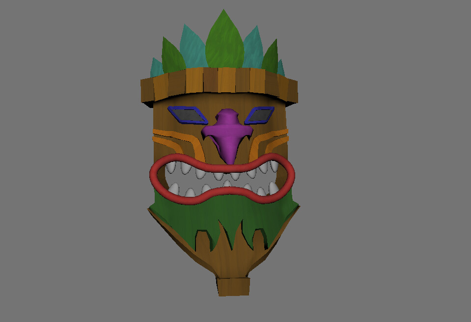 ArtStation - 3D Tiki Mask