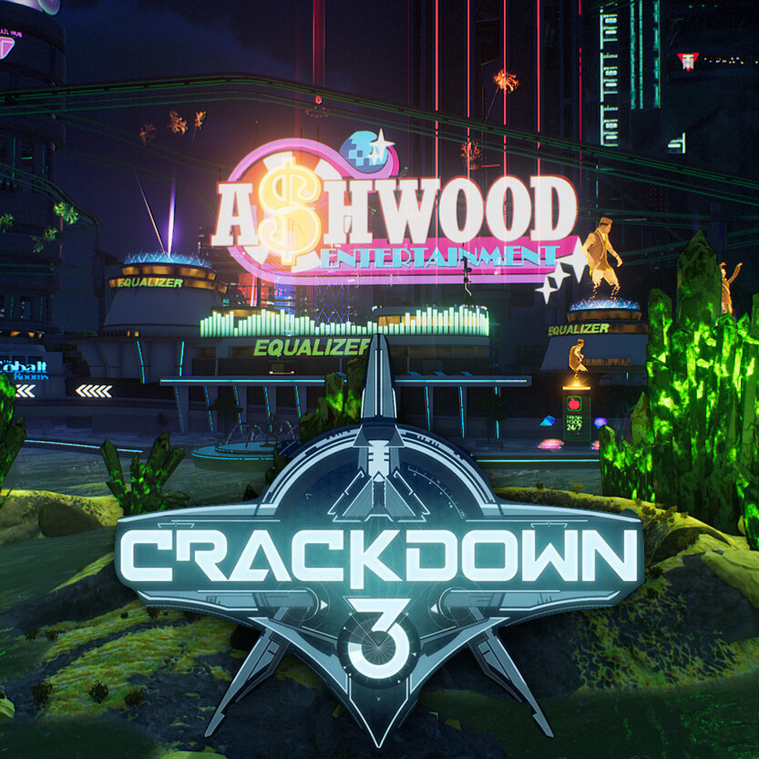 ArtStation - Crackdown 3 - Ashwood Entertainment District