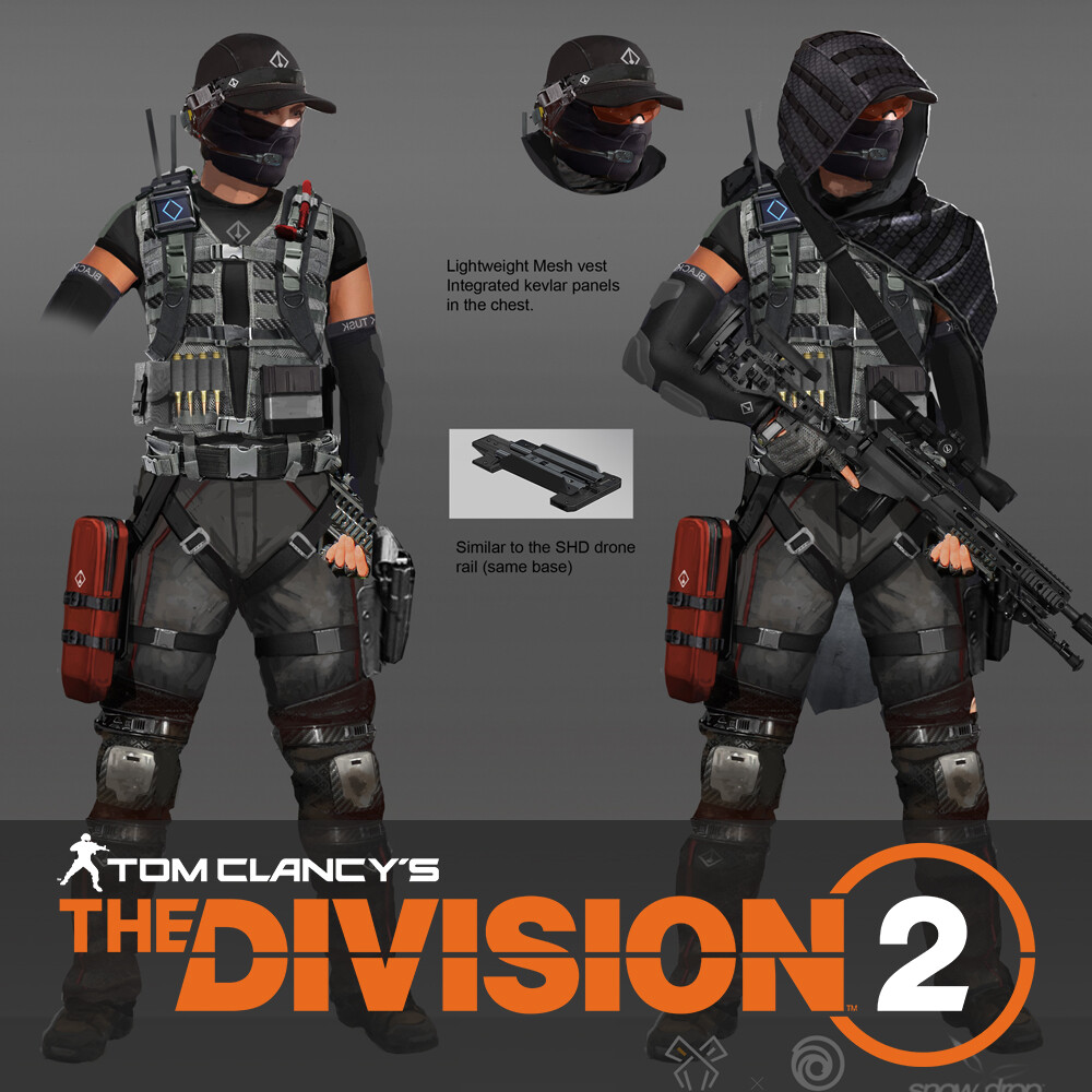 ArtStation - Division 2 - Black Tusk Sniper Concept