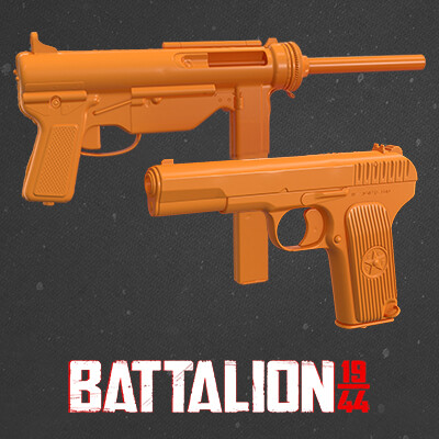 ArtStation - Battalion 1944 - Weapons - Highpoly