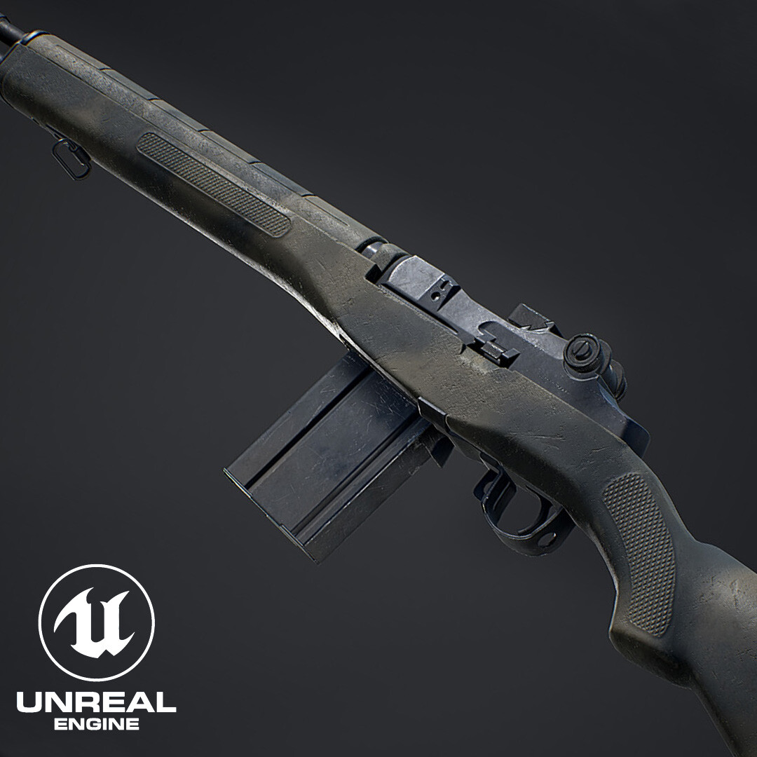 ArtStation - M14 Rifle