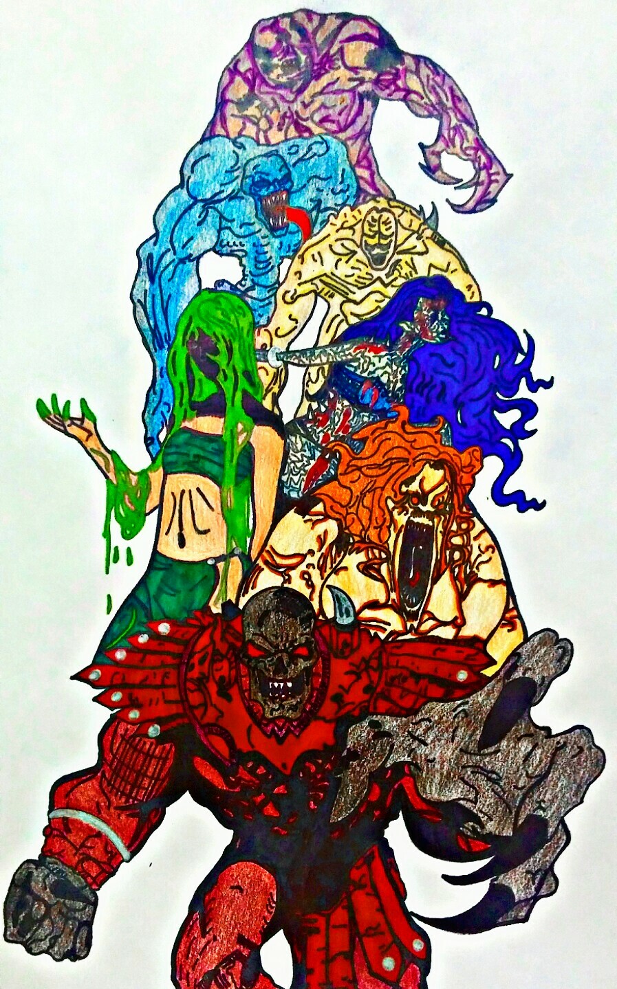 ArtStation - NSFH: 7 Deadly Sins by Jonathan Najera