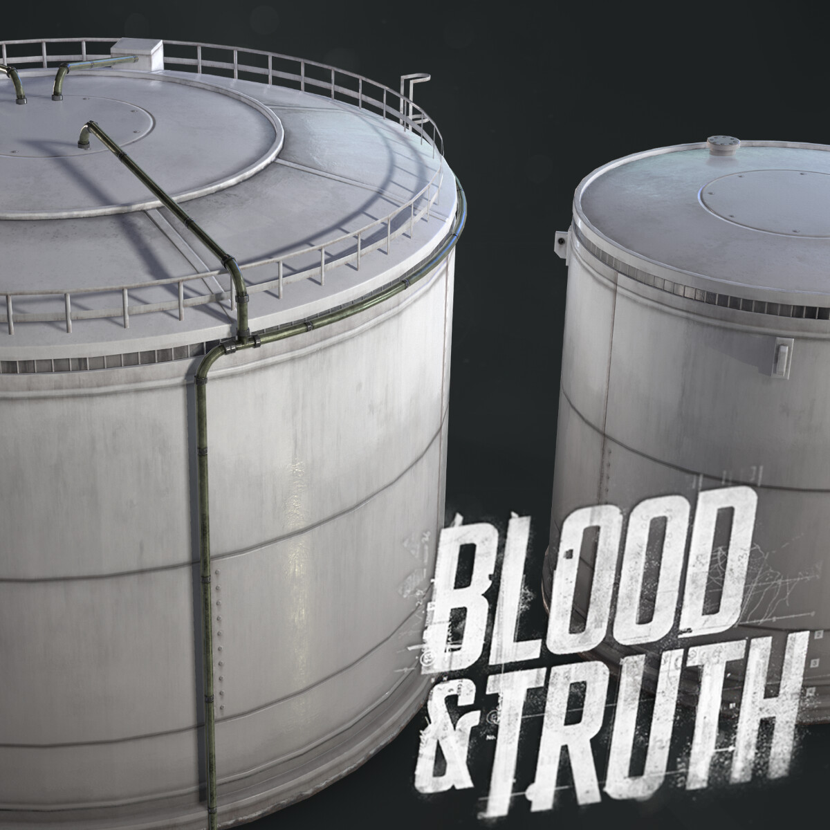 ArtStation - Blood & Truth - Oil Silos