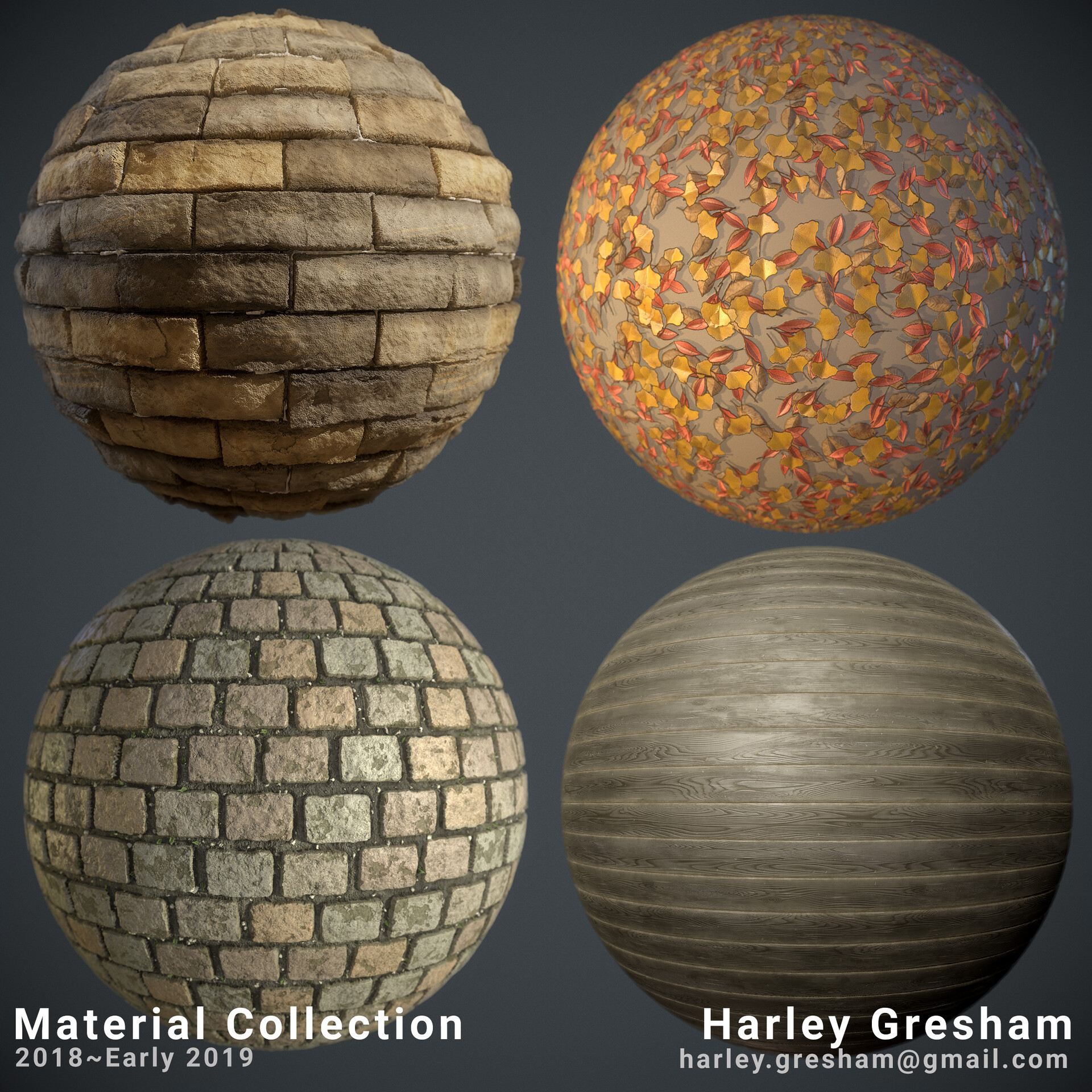 ArtStation - Substance Designer Material Collection 2018~Early 2019