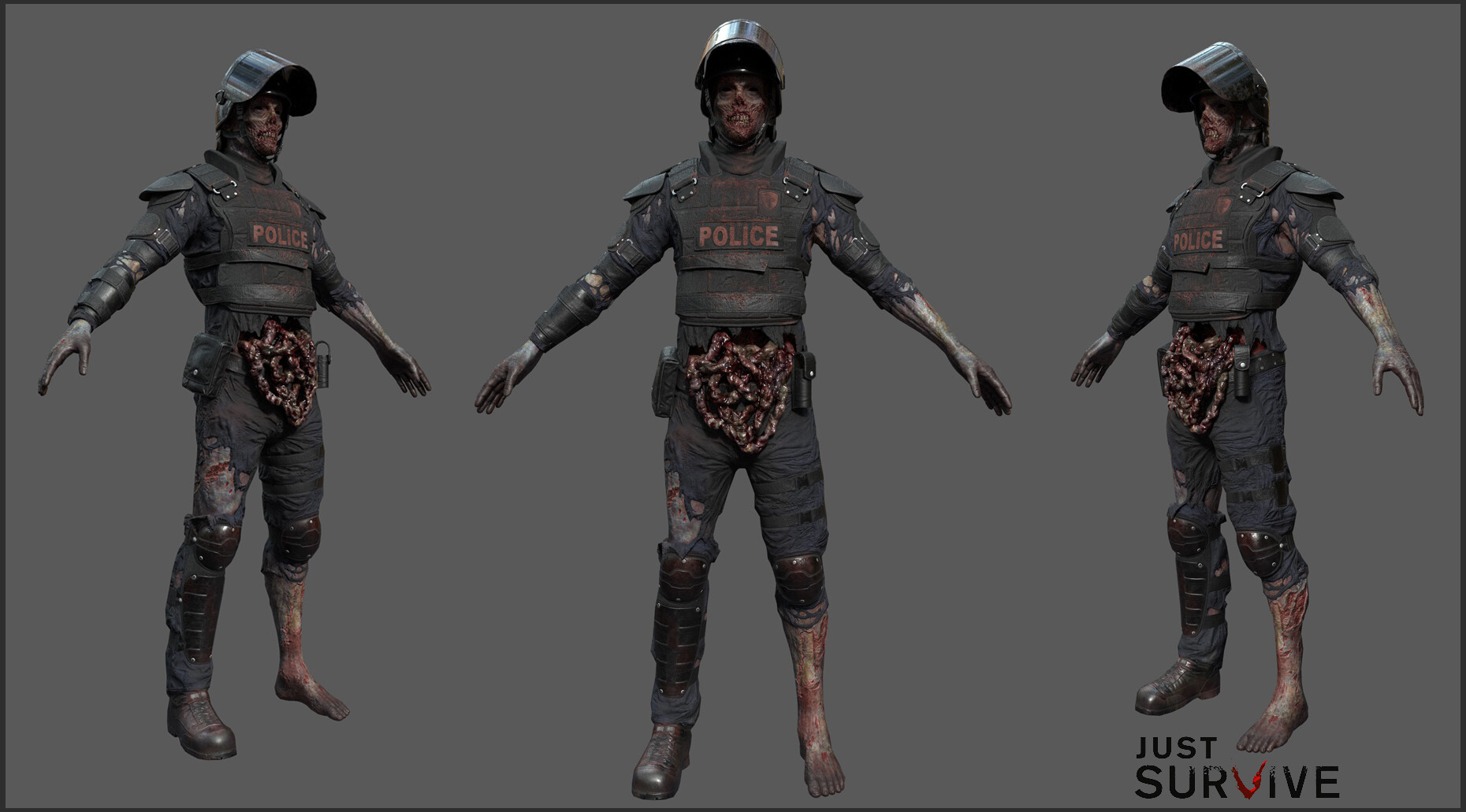 ArtStation - Just Survive Zombie