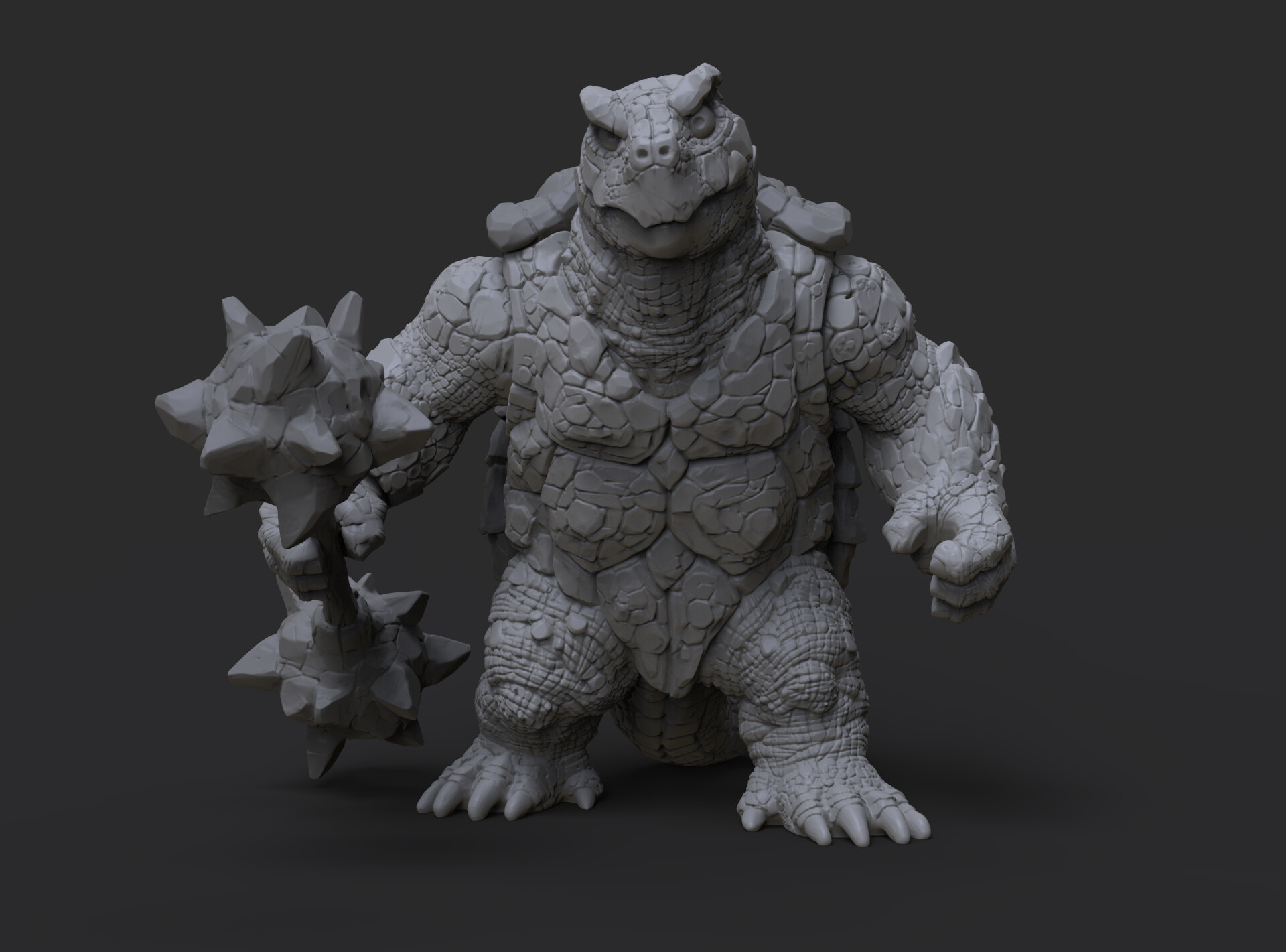 ArtStation - Armored Turtle- Toy Sculpt