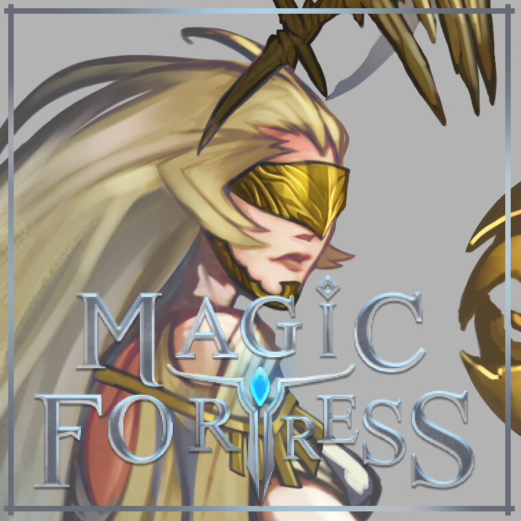 ArtStation - Magic Fortress monster Angelic Santuary