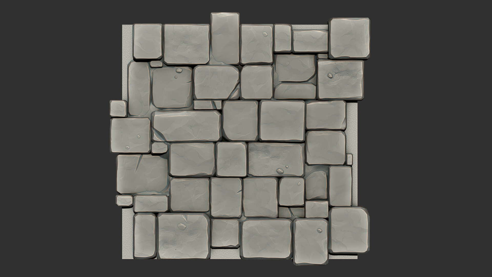 ArtStation - Stylized Tile Stone Texture
