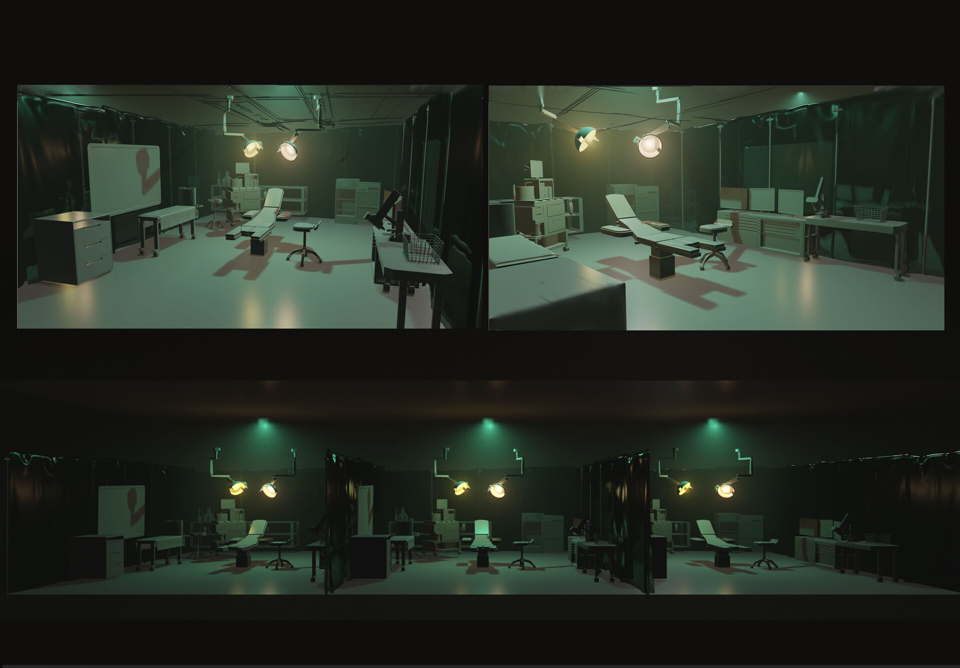 ArtStation - (Late 2018) - Mini Project - Containment unit room