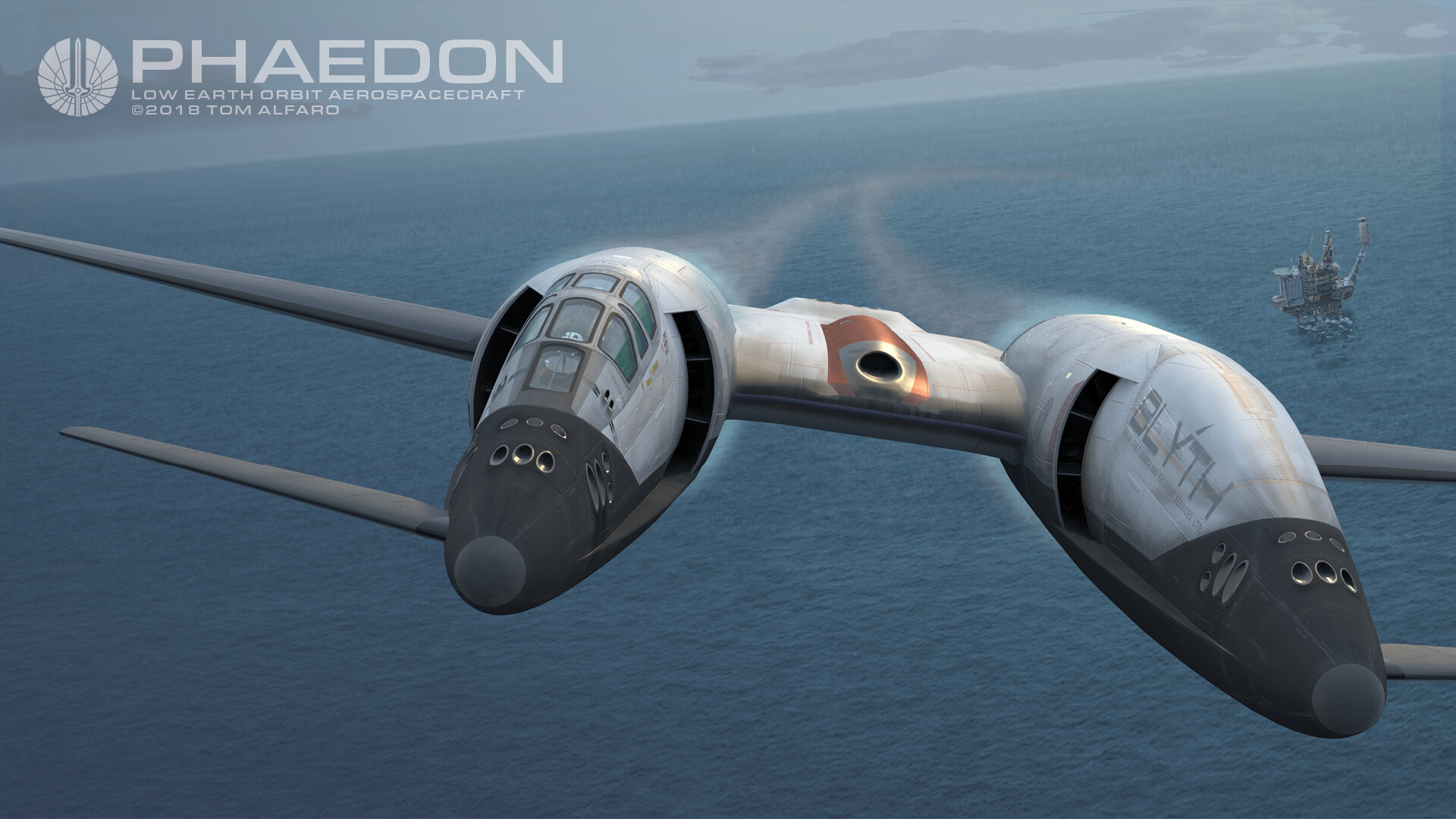 ArtStation - Phaedon on Mission - VTOL to Orbit