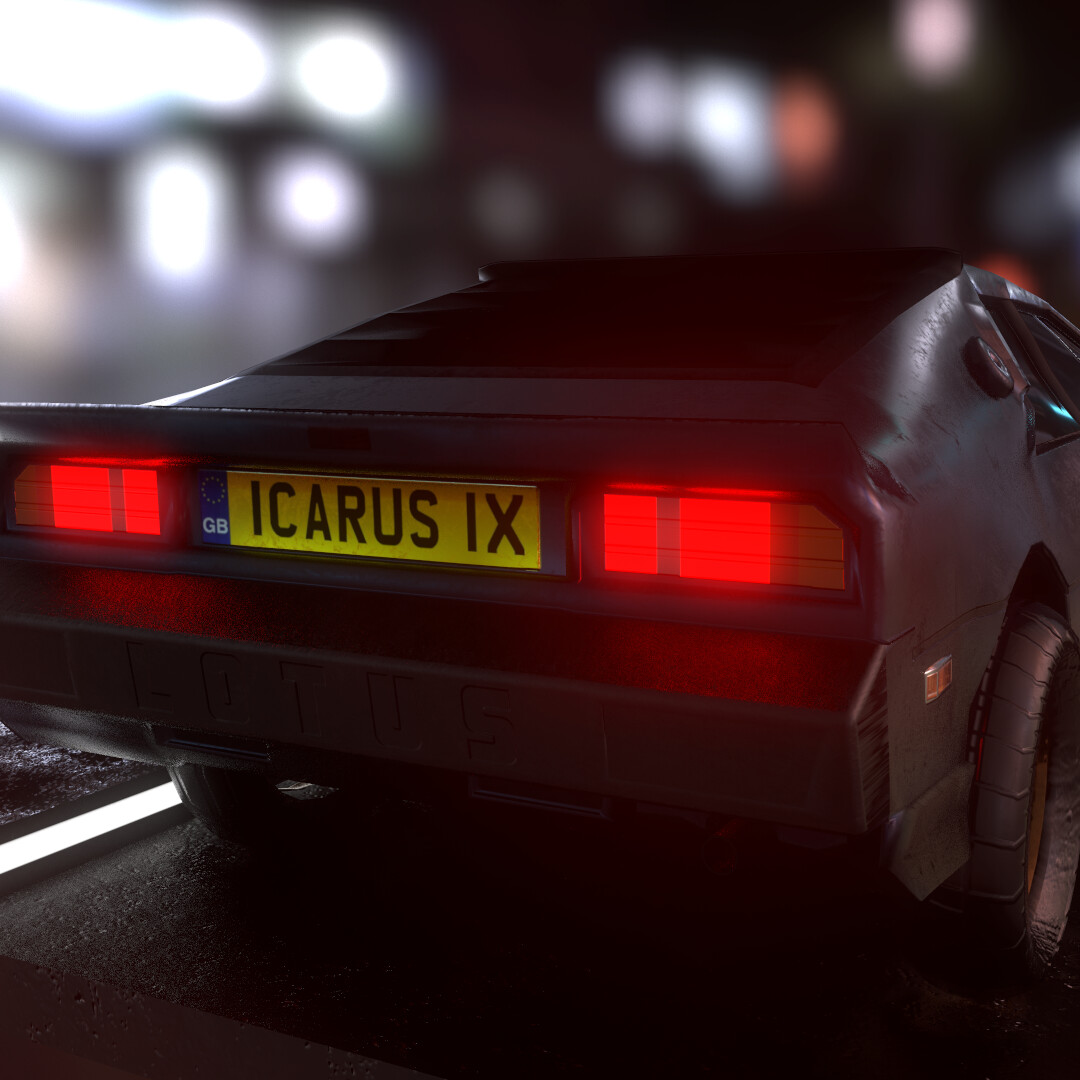 ArtStation - Lotus Esprit Turbo 87