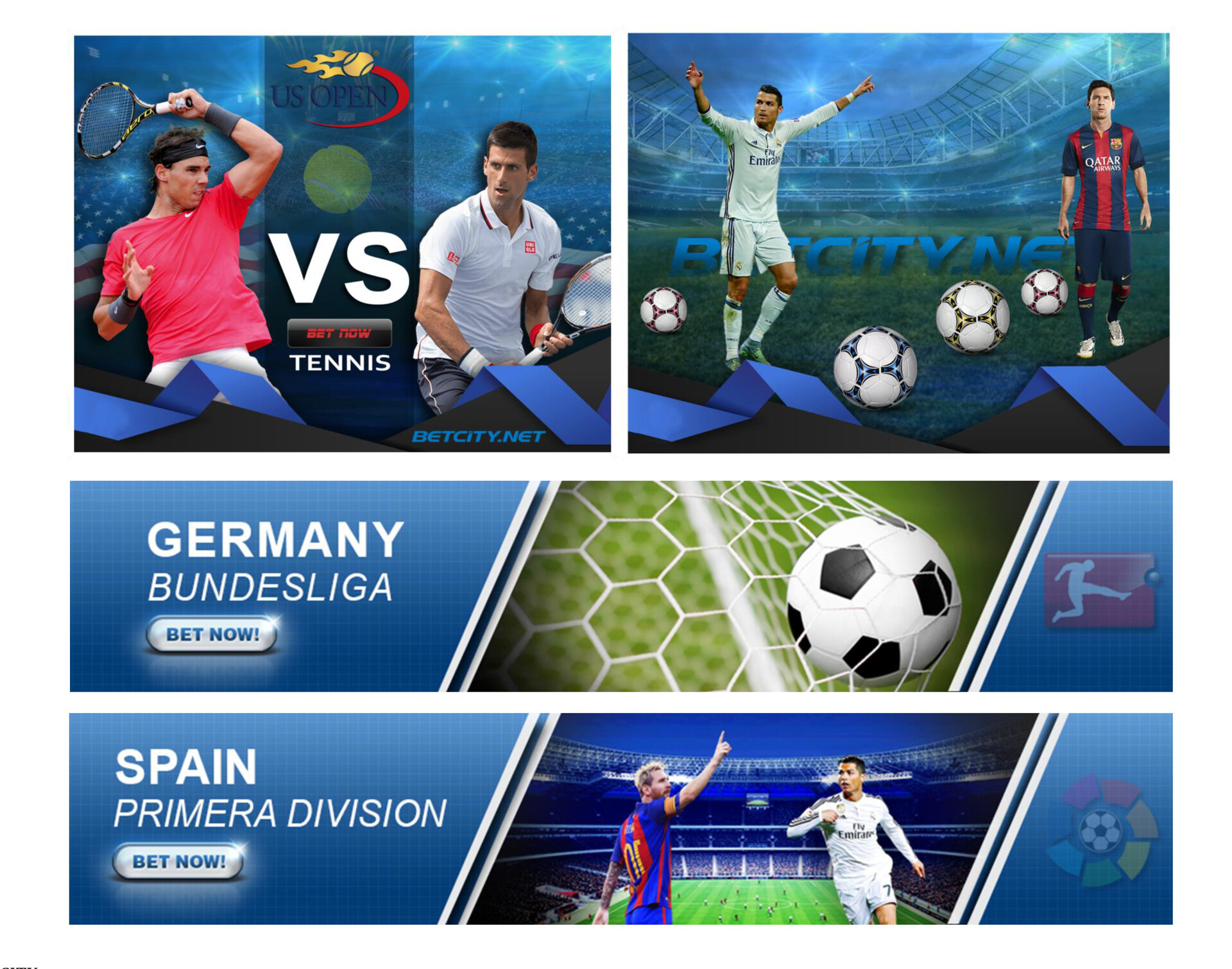 ArtStation - Bet City - web banners design