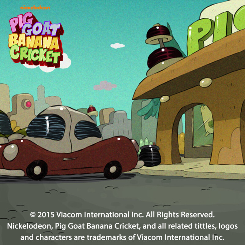 ArtStation - Pig Goat Banana Cricket, episode 101, Ly & BG art