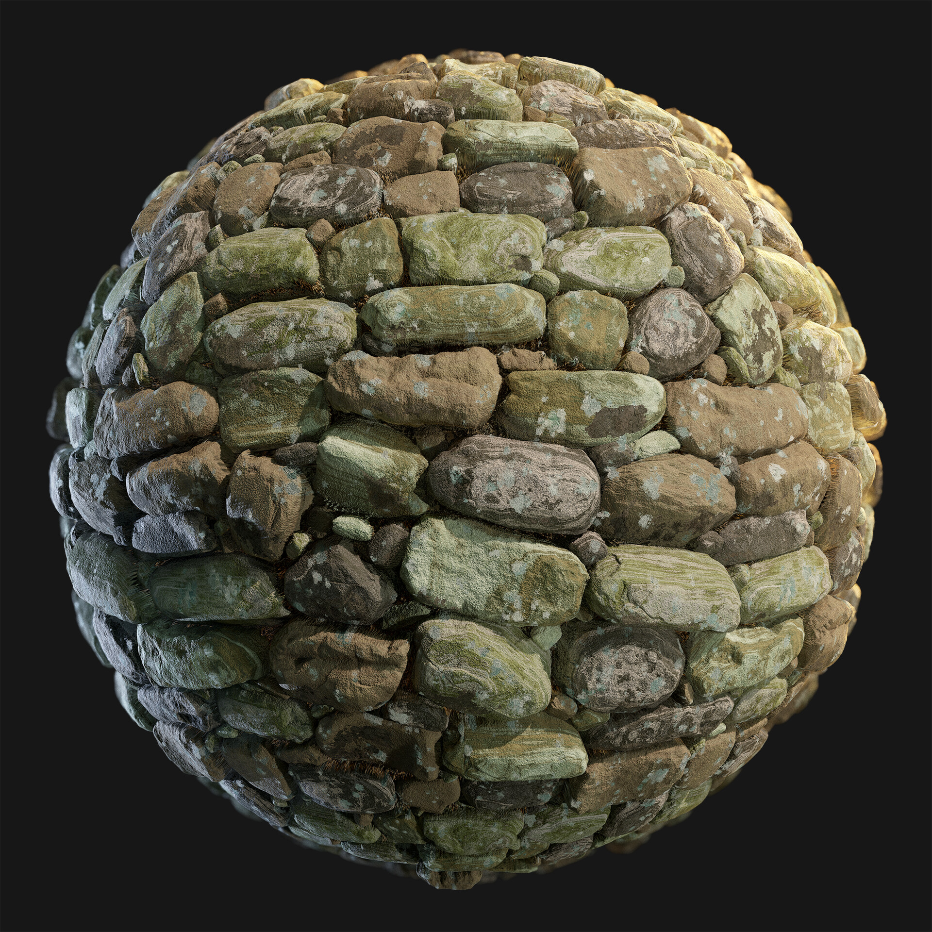 ArtStation - Forest Stone Wall