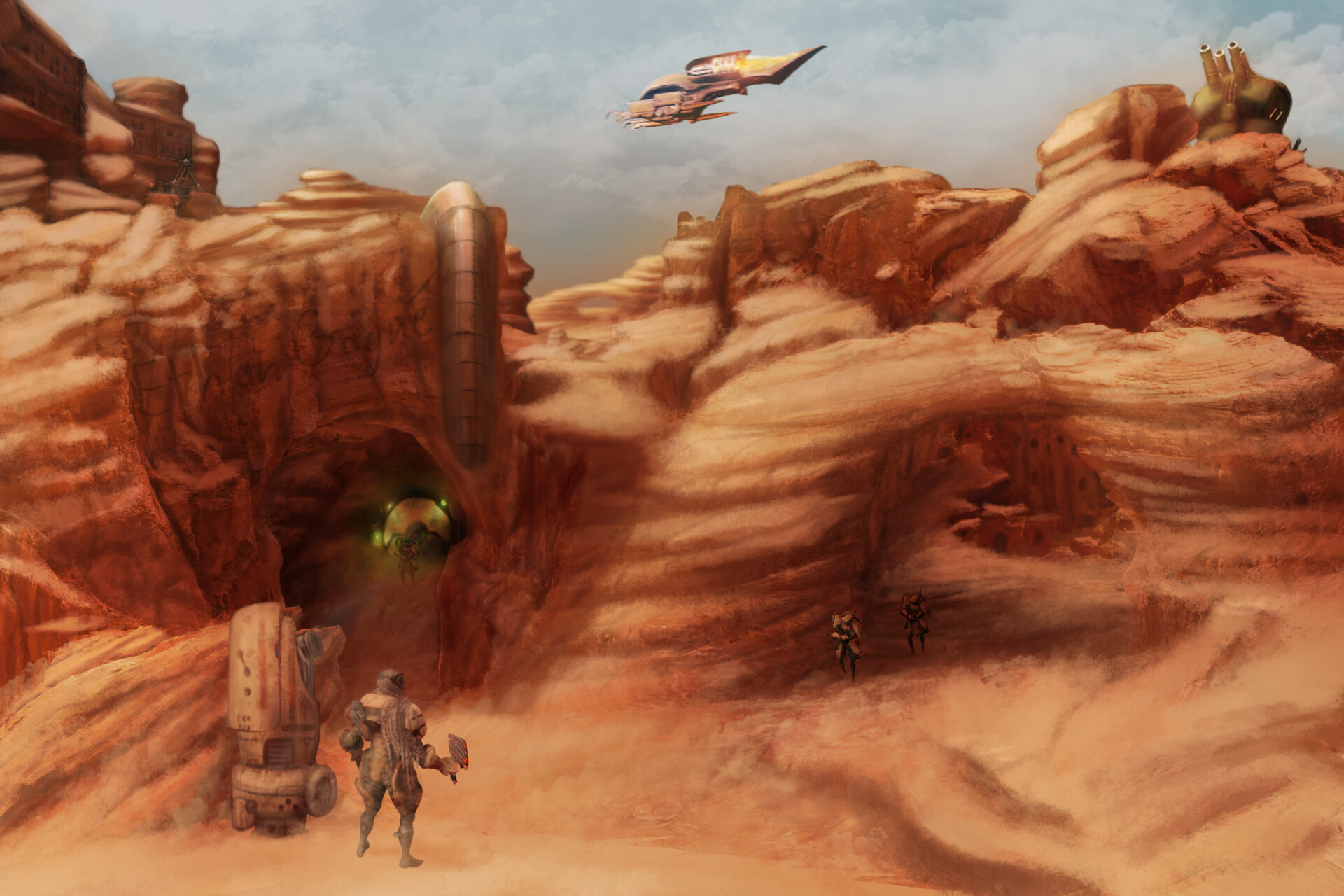 ArtStation - Warframe Mars Environment