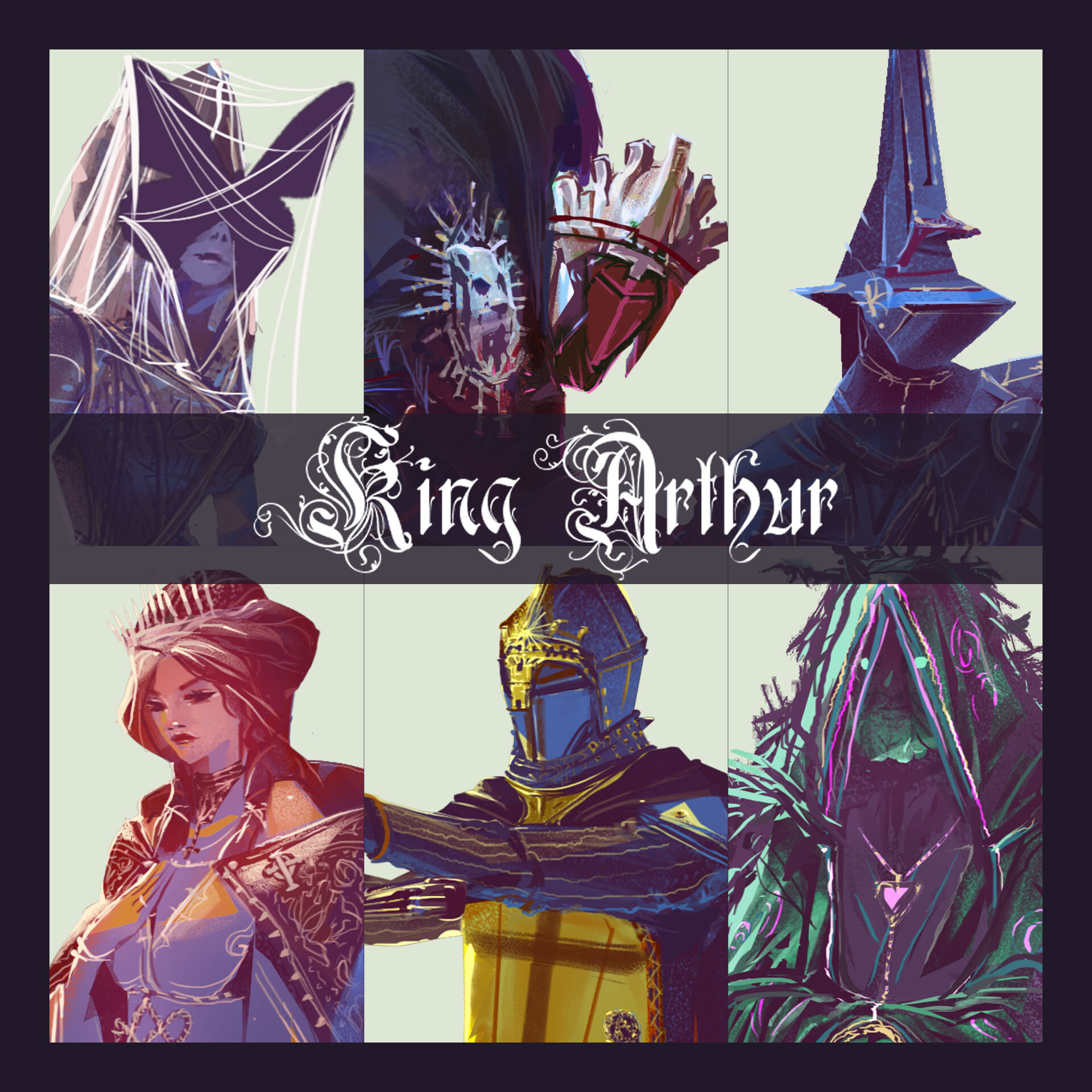 ArtStation - King Arthur Challenge - Character Design